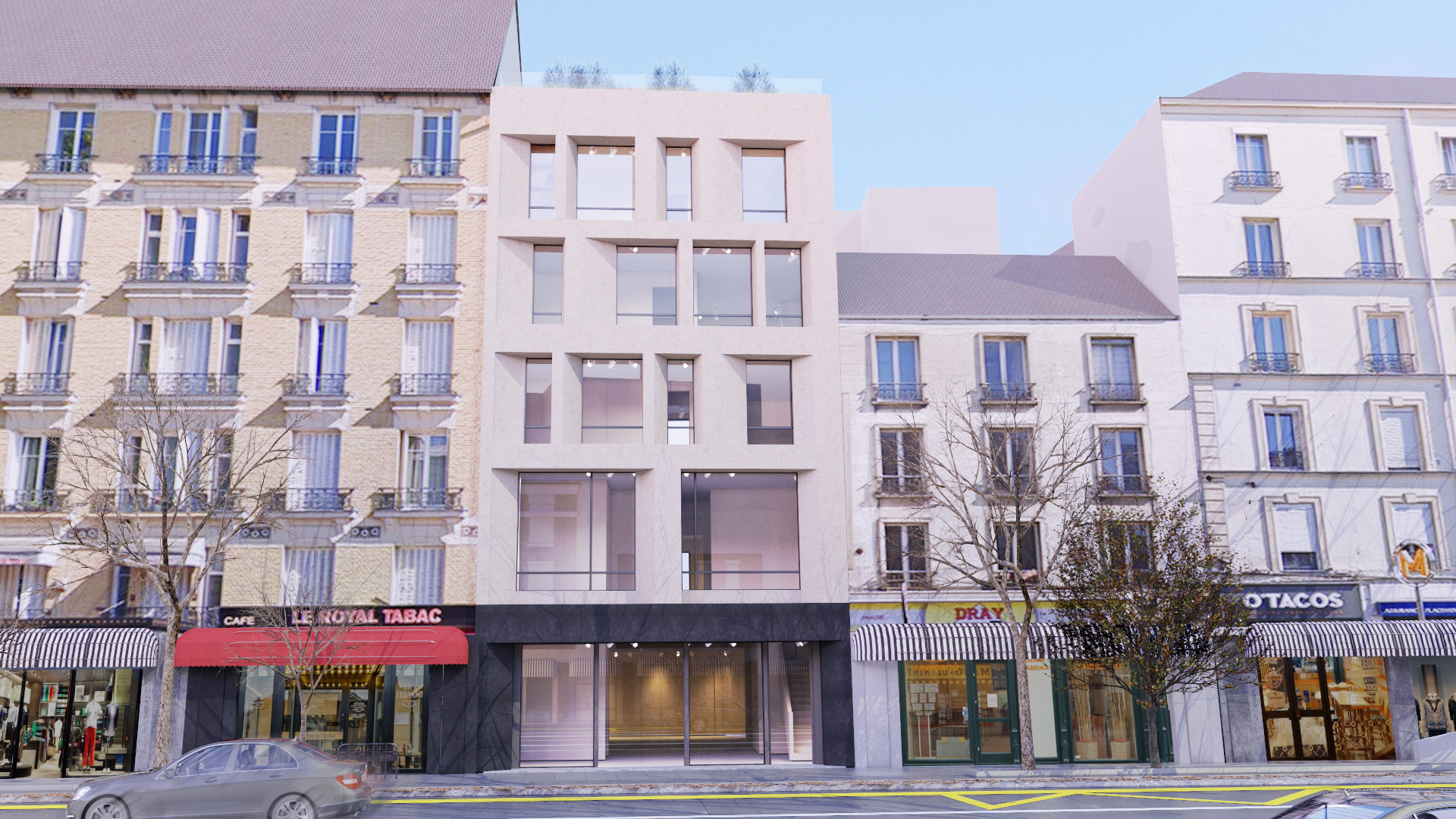Extension and fitting out of an office building | Lionel Loris